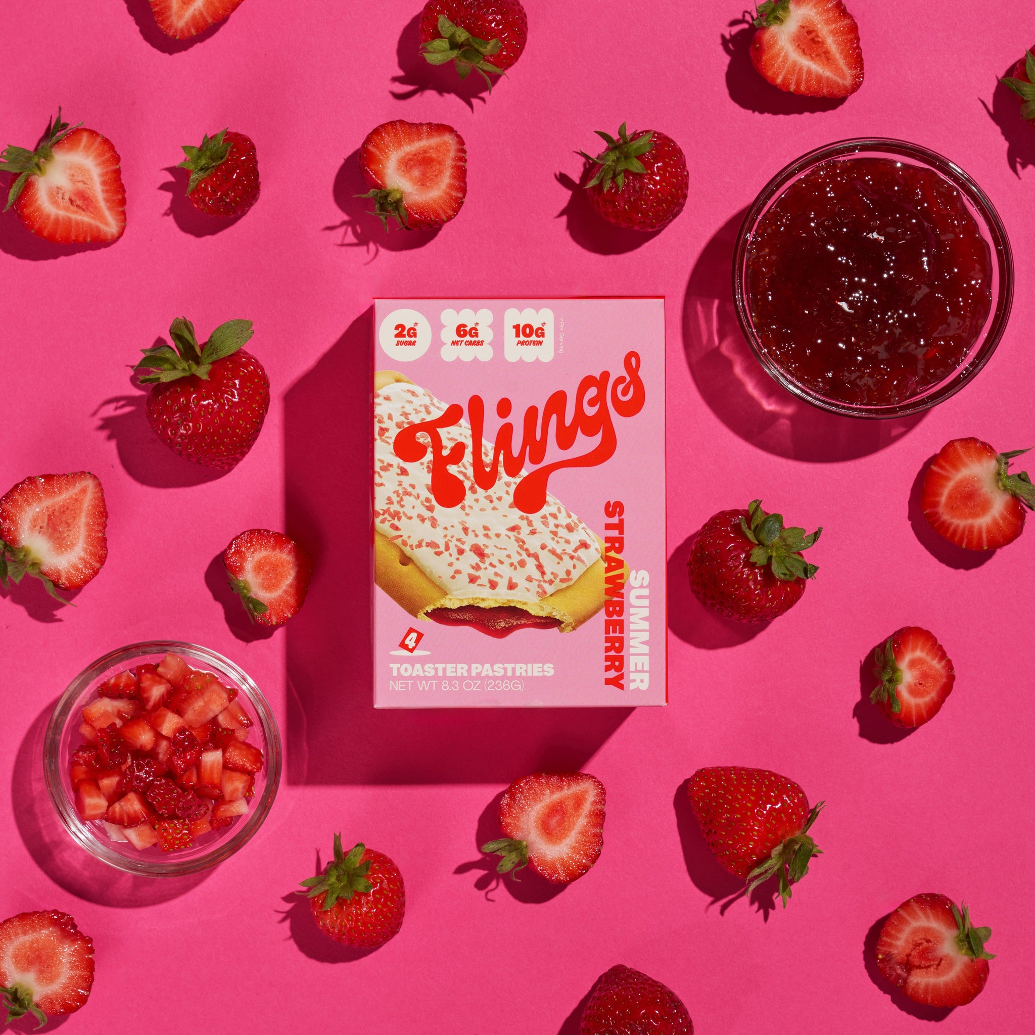 Flings Variety Pack - High Protein, Low Sugar Toaster Pastries