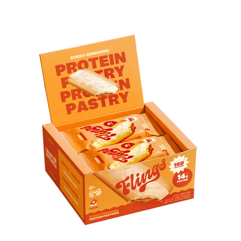 Flings Cinnamon - High Protein, Low Sugar Toaster Pastries