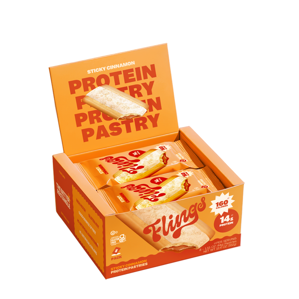 Flings Cinnamon - High Protein, Low Sugar Toaster Pastries